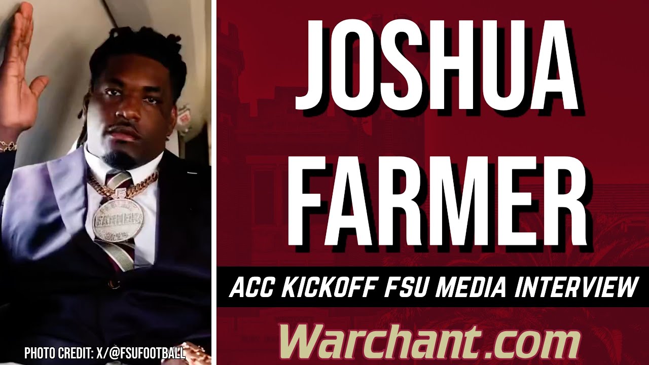 Joshua Farmer ACC Kickoff Interview | FSU Football | #FSU DL on Team ...