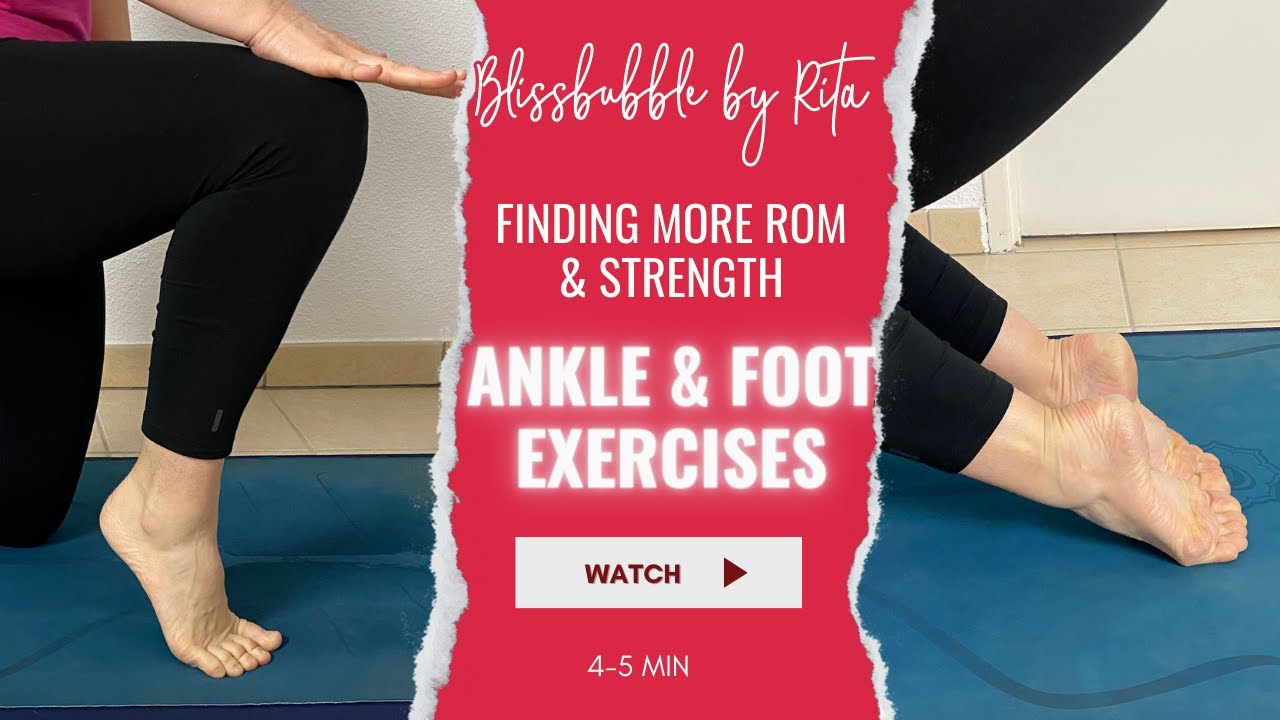Improve your ankle range of motion and strength for a more balanced and ...