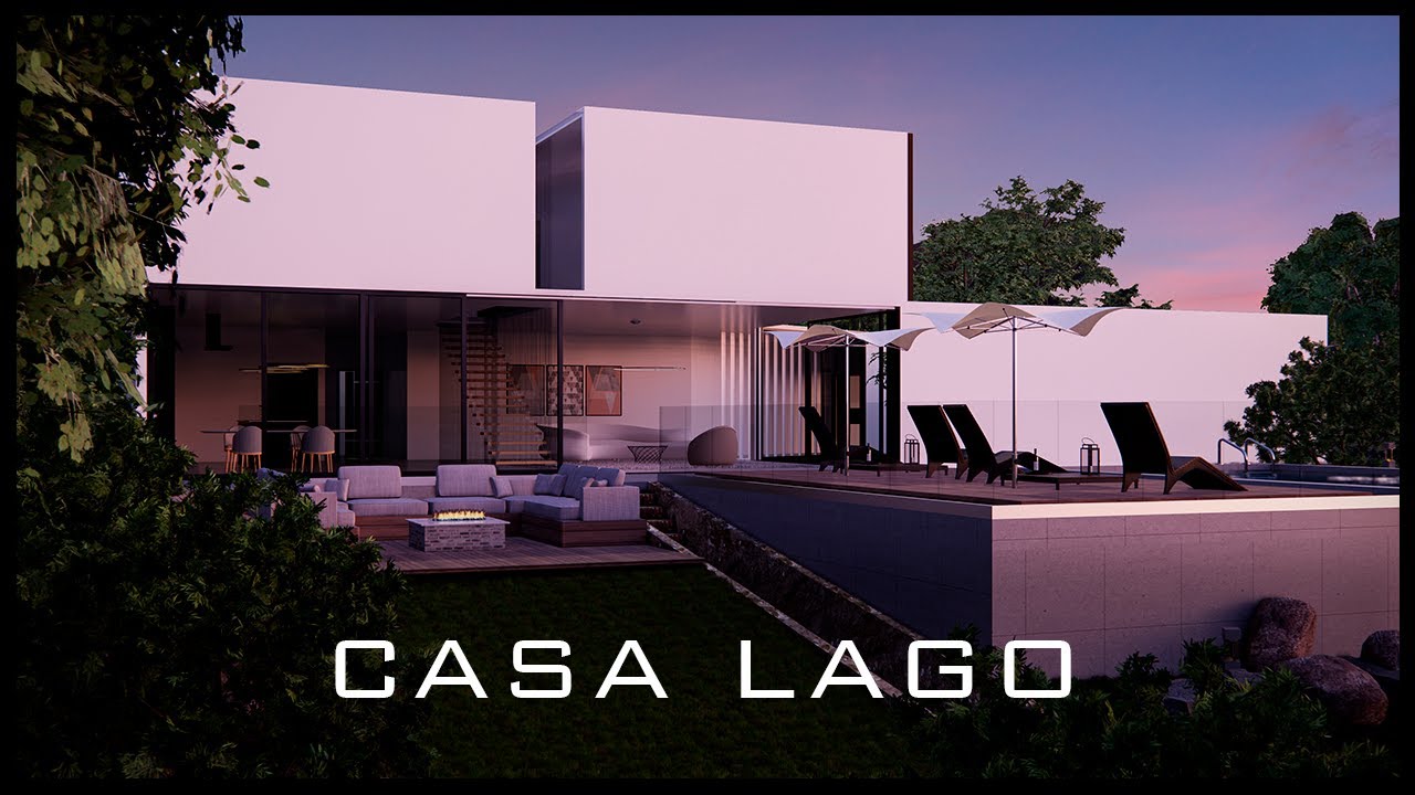 CASA LAGO | RECORRIDO VIRTUAL | REVIT + ENSCAPE - YouTube