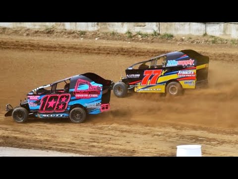 Penn Can Speedway 7/30/21 XCEL 600cc Modifieds Heat and Feature - YouTube