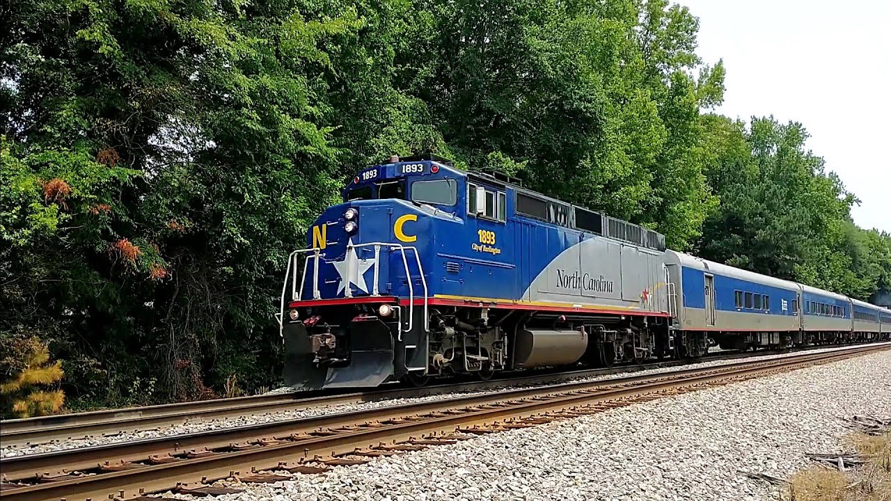 Amtrak 75 headed Southbound with locomotive 1893 in the lead @ 5row ...