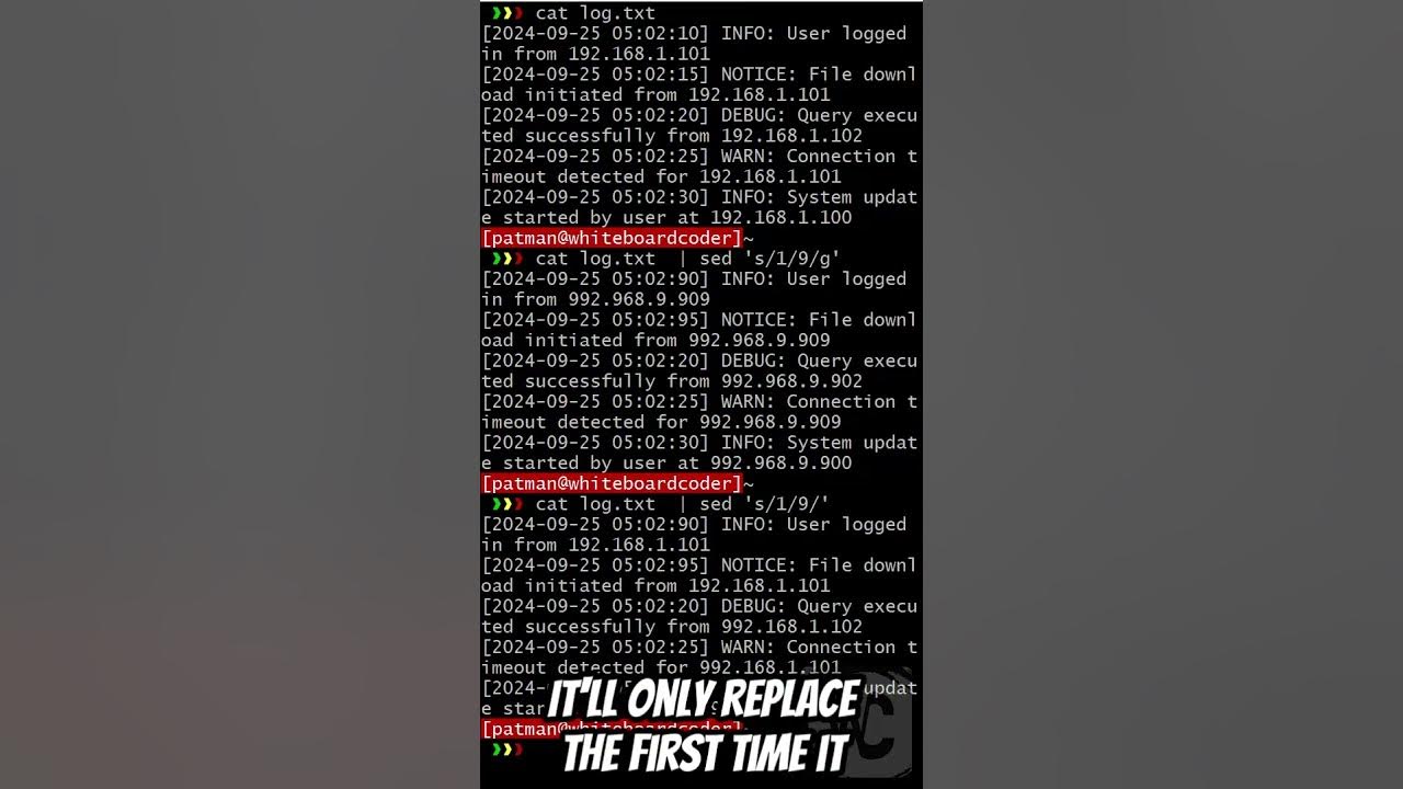 Linux Sed Coding Linux Linuxtutorials Linuxcommandlinetutorial Ubuntu Sysadmin Youtube 
