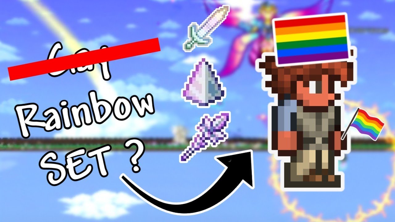 Terraria 1.4 But You Are Now Rainbow... - YouTube