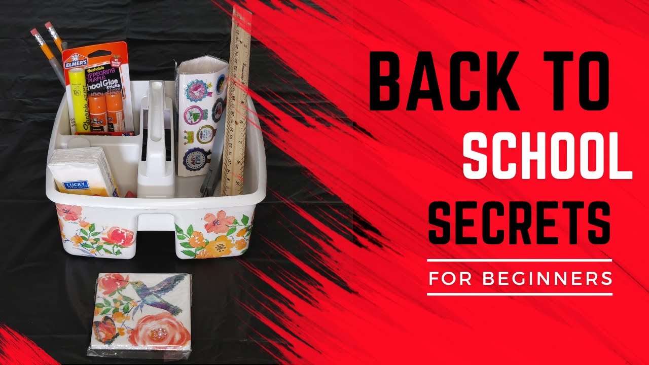 How To Create A Teacher Basket For Back To School - YouTube