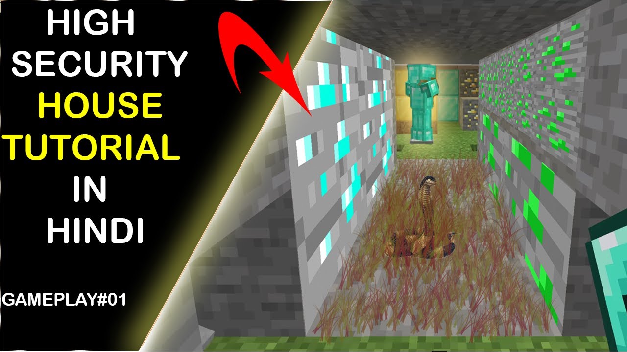 How To Make a High Security House In Minecraft | No One Can Enter In ...