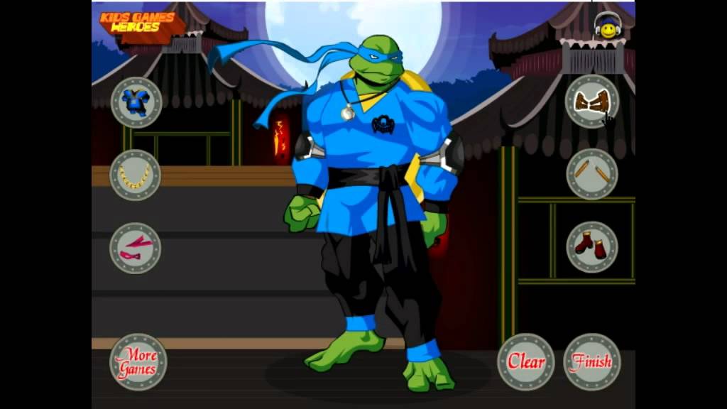 Ninja Turtles Dress Up Game - Y8.com Online Games by malditha - YouTube