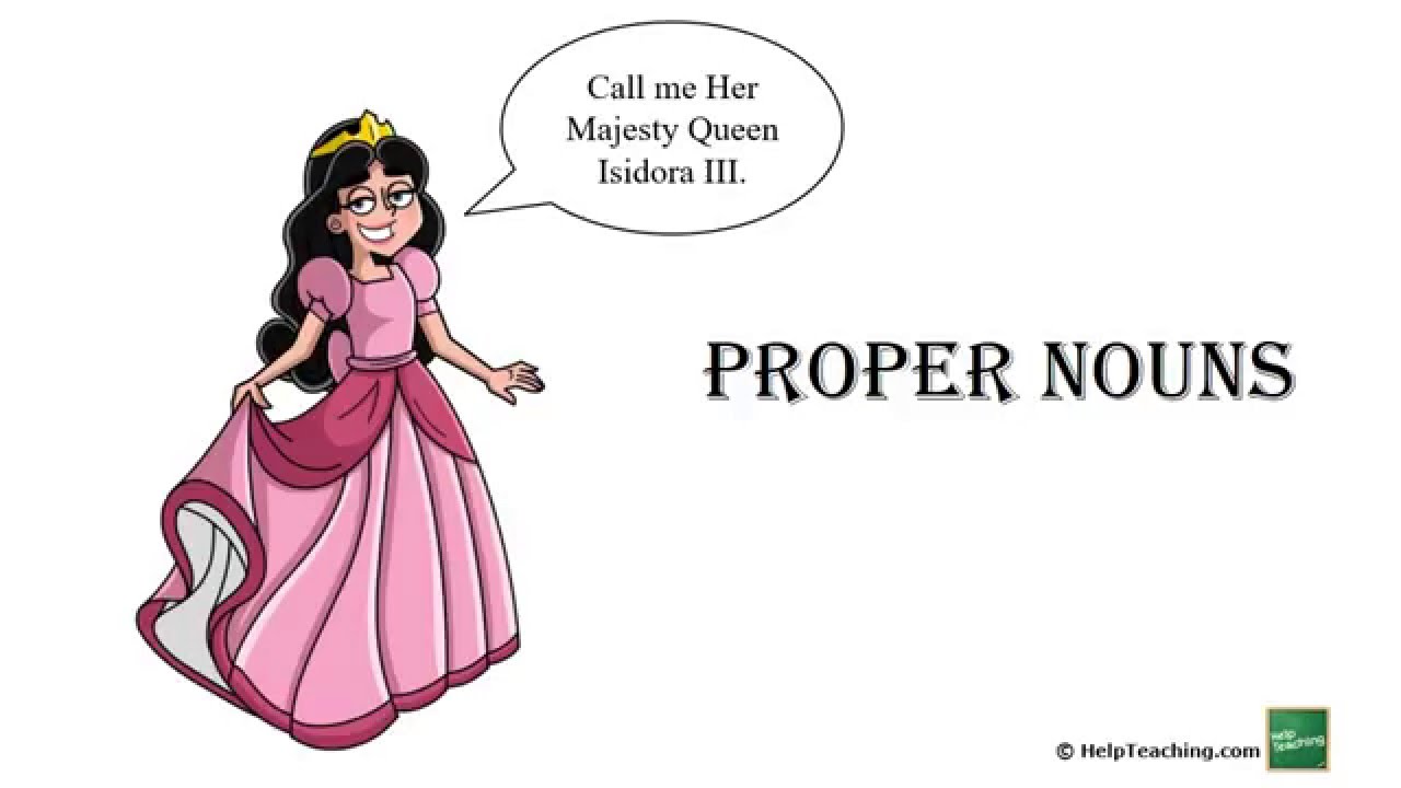Grammar Lesson: Proper Nouns - YouTube