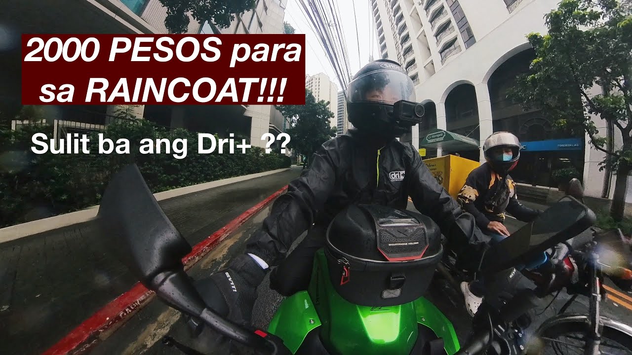 DRI+ PLUS Quick Dry Lightweight Rain Coat for 2000 PESOS | First ...