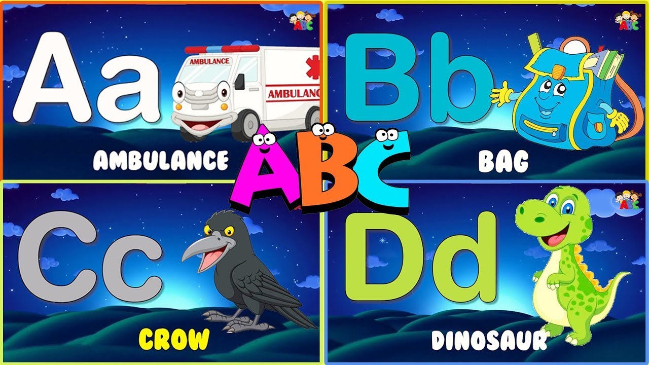 Learn Alphabets With Live Examples | ABC Alphabets in English | ABCD ...