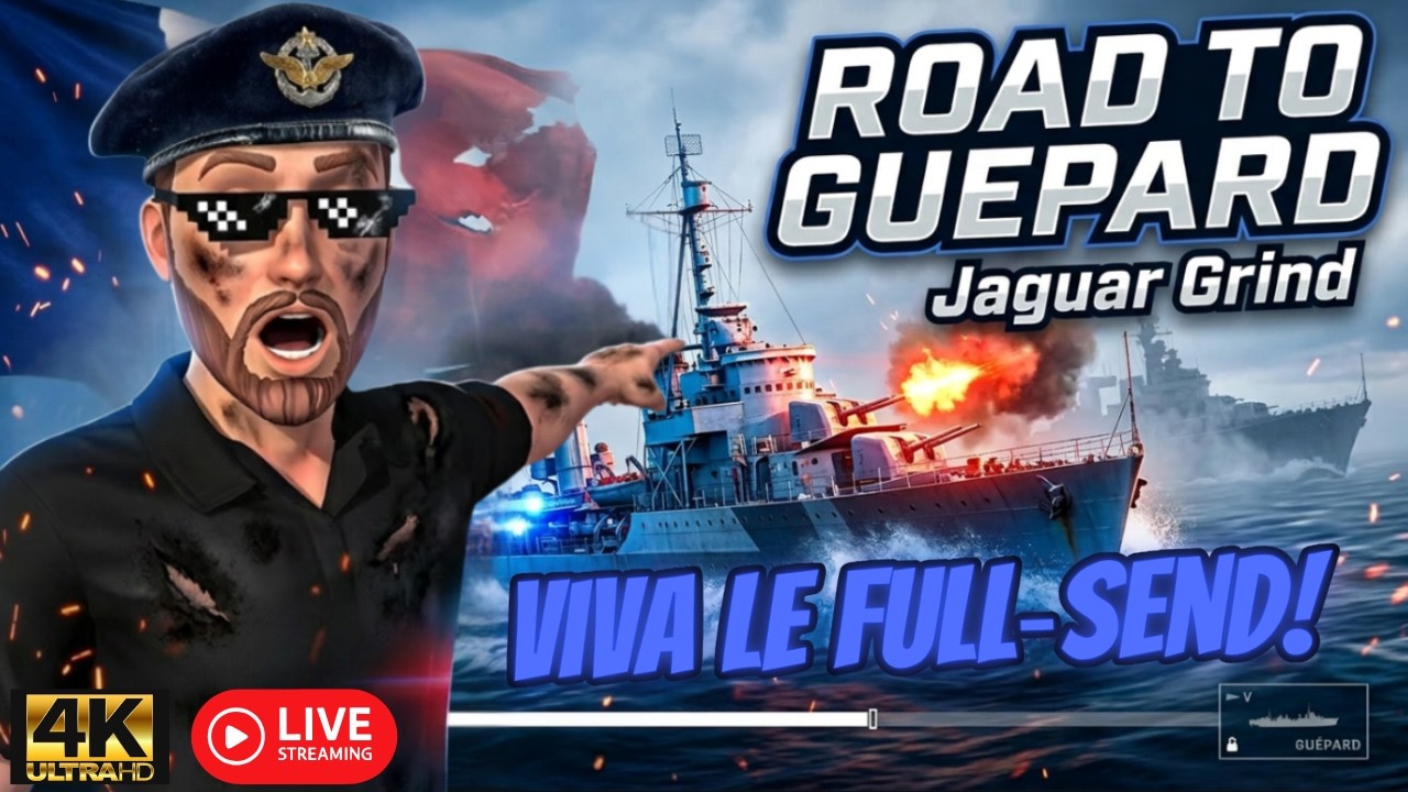 🔴 Road to Guepard LIVE — Jaguar Destroyer Grind - YouTube