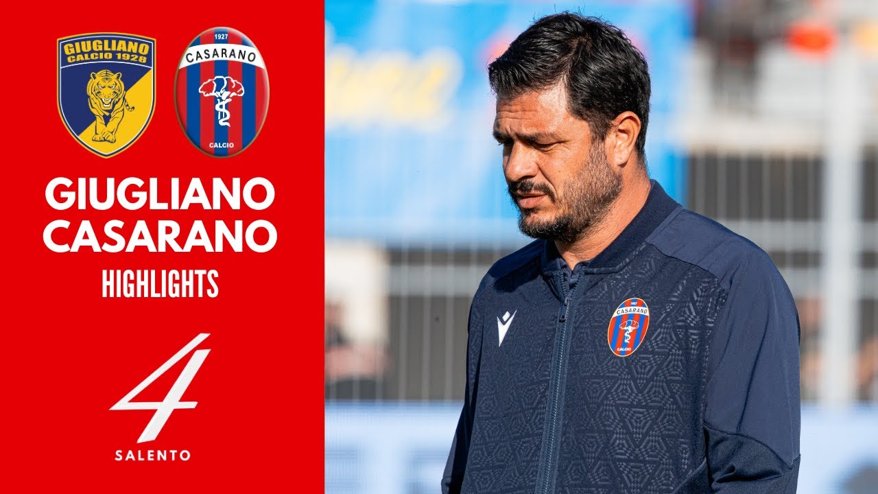 Giugliano - Casarano 1-3: gol e highlights | Serie C Girone C - YouTube