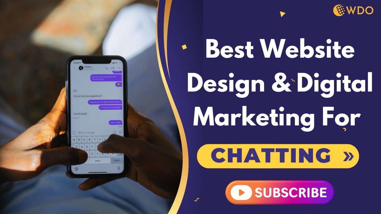 Website Design and Development For Chatting Website | Digital Marketing ...