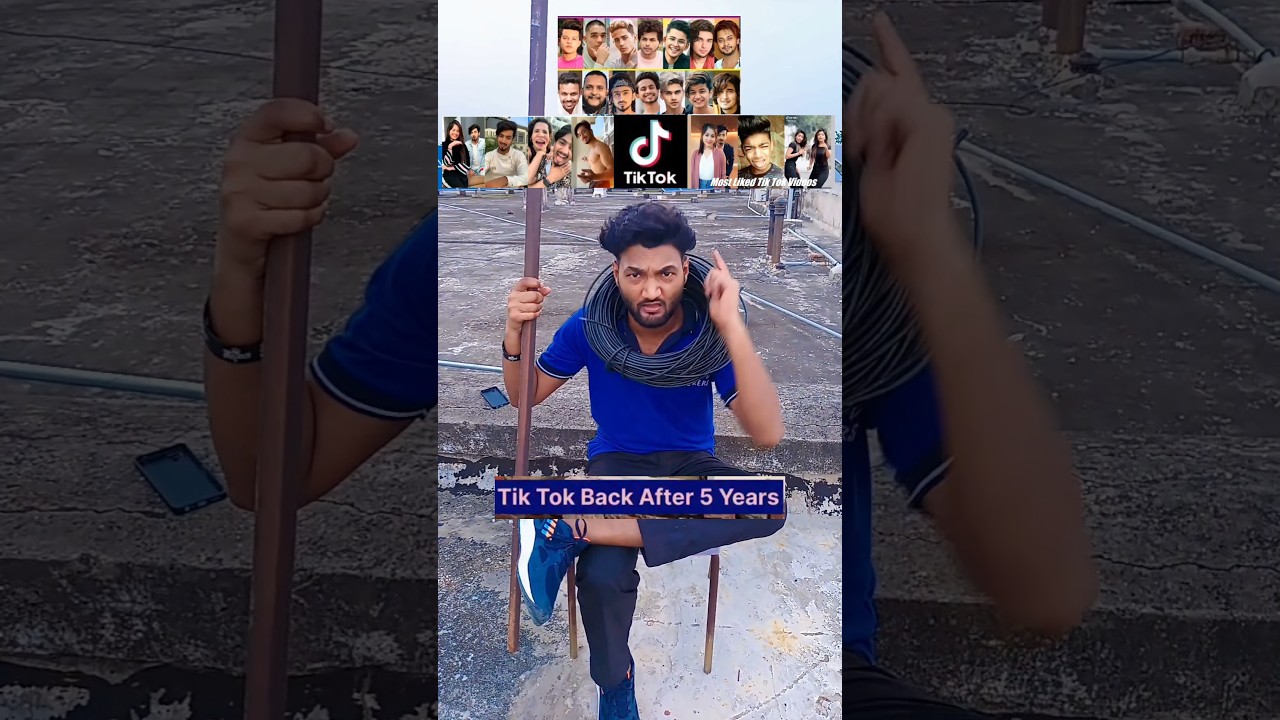 Tik tok back after 5 years 🤣🤪 #viralreels #funny #comedyvideo #tiktok # ...