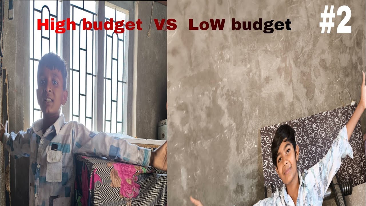 High budget VS low budget challenge video - YouTube