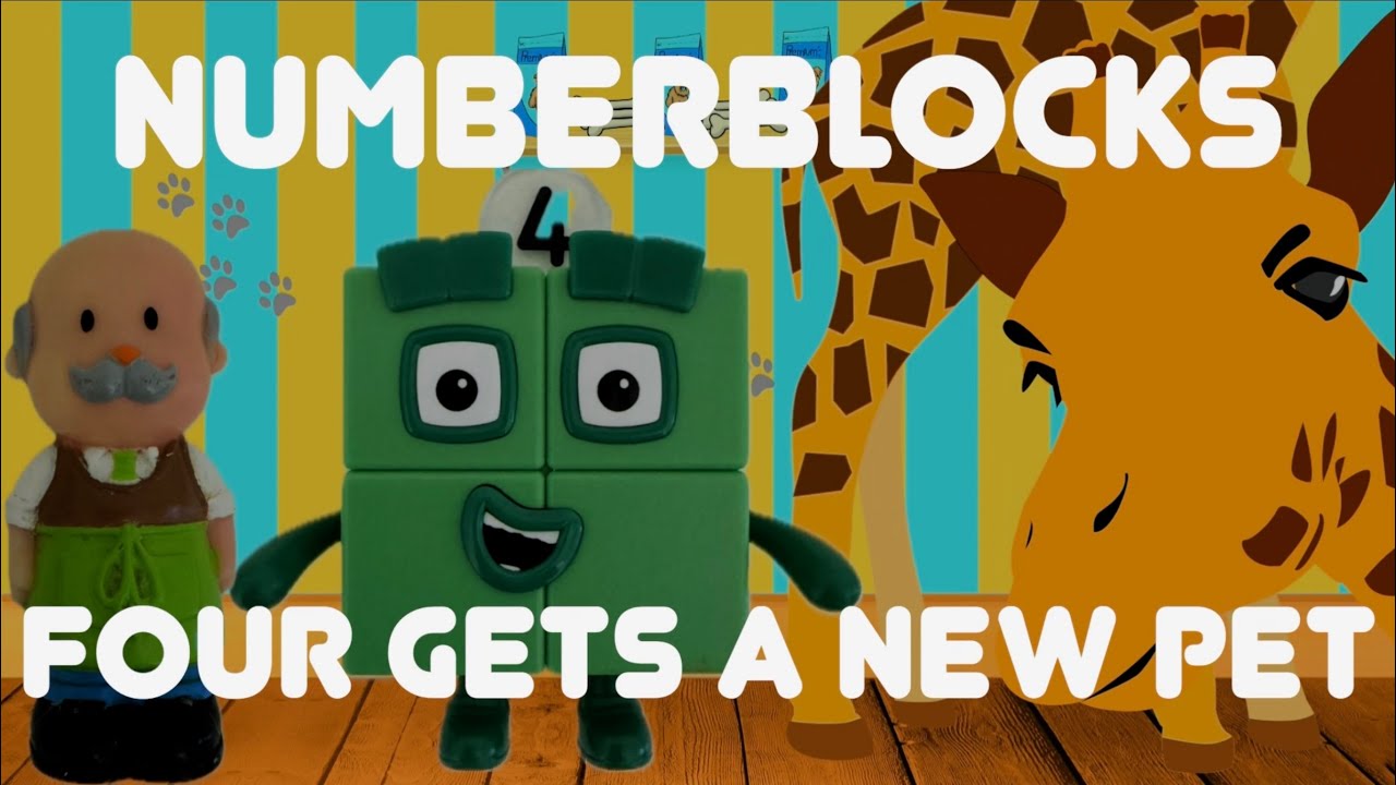 Four from the Numberblocks gets a pet friend for Squarey - YouTube