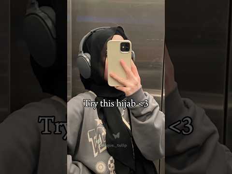 Try this hijab 🎀 || #abaya #hijab #hijabi #hijabtutorial #hijabstyle #trendingshorts #recommended