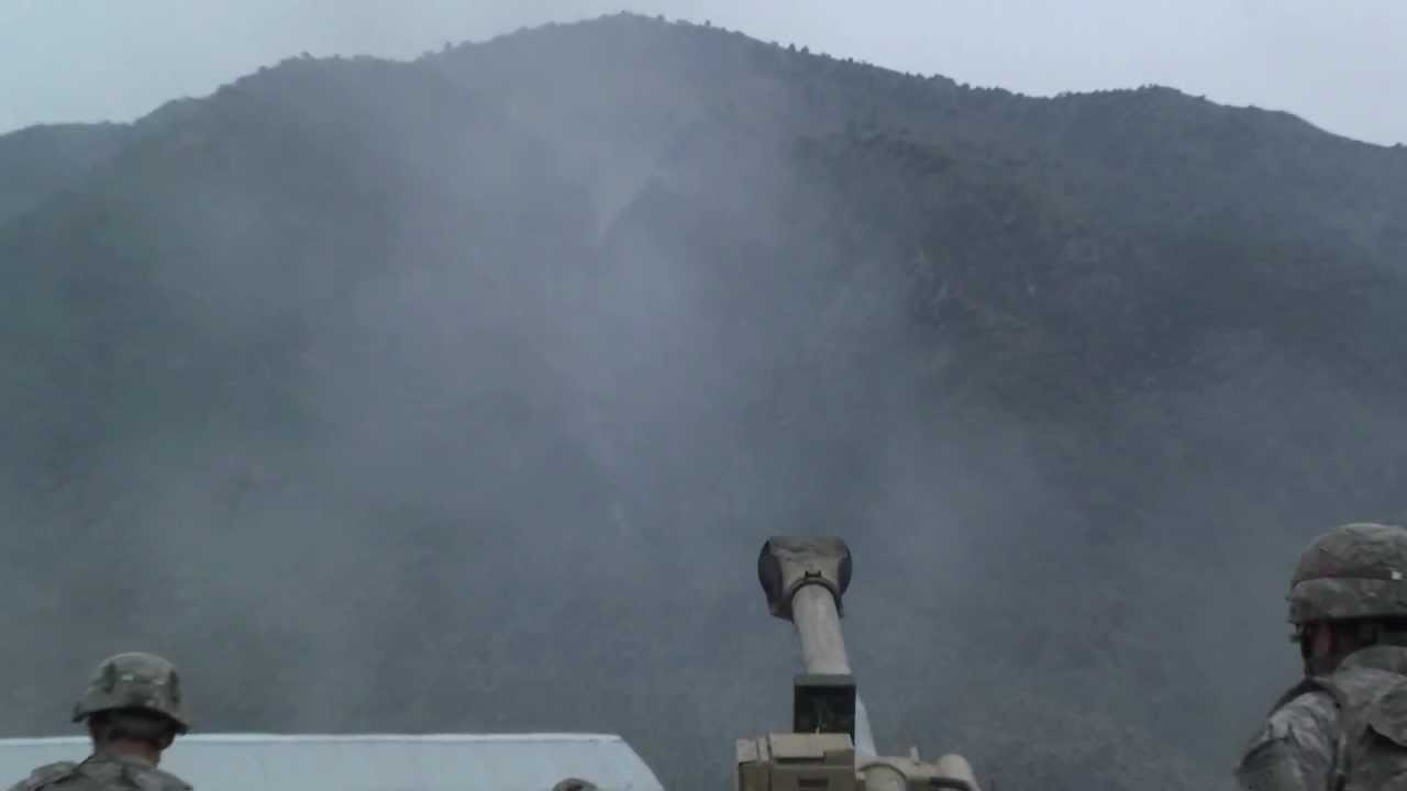 M777 Howitzer Direct Fire Low Charge Bravo Battery 3-321 HD Video 12 ...