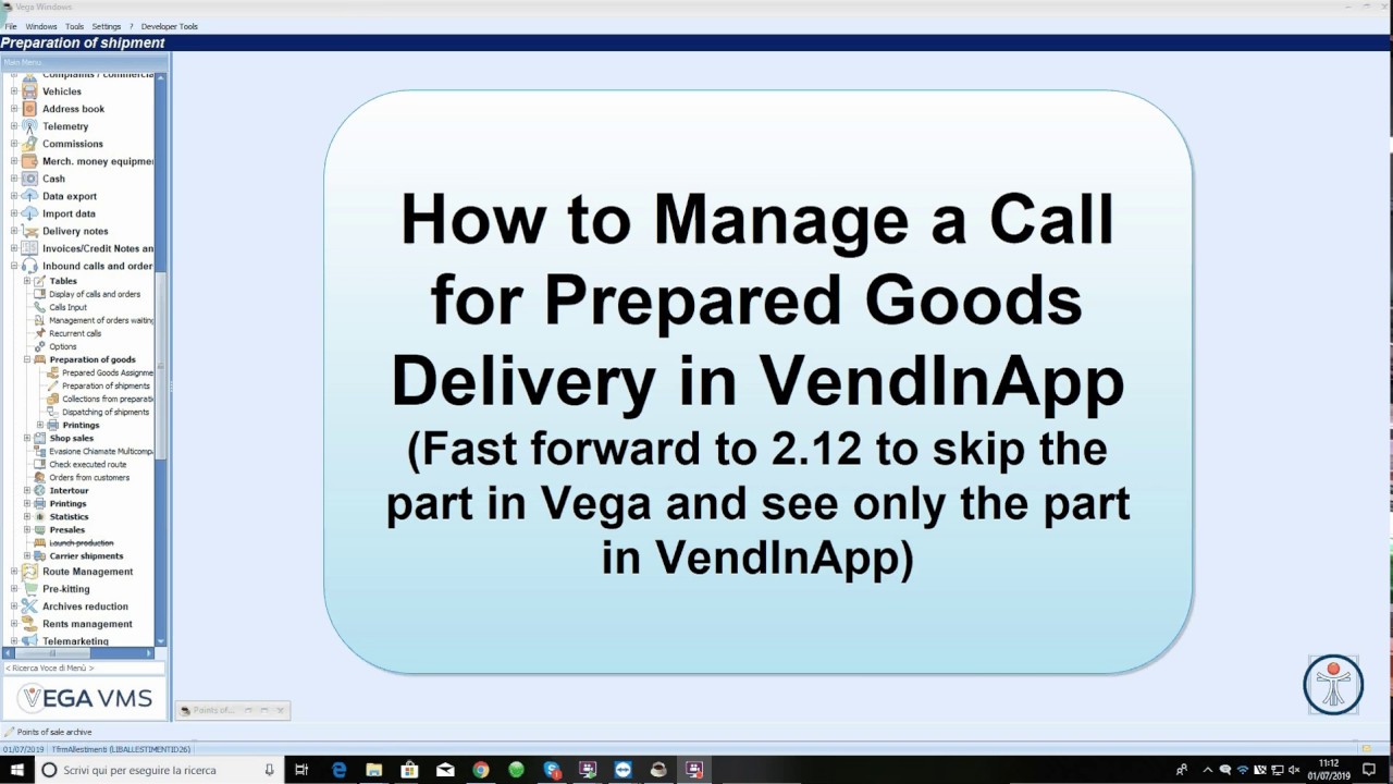 DIGISOFT TUTORIAL - VendInApp - How to Complete a Prepared Goods Call - YouTube