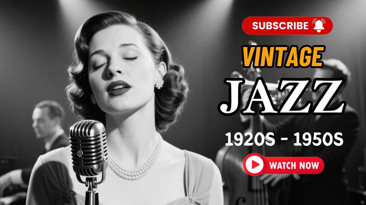 Relaxing Vintage Jazz for Work & Study | Smooth Swing Background from ...