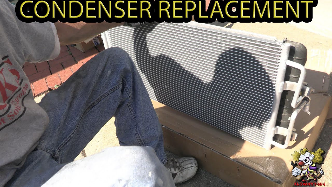 How To Replace An AC Condenser In a Car - Impala 2006 -2016 - YouTube