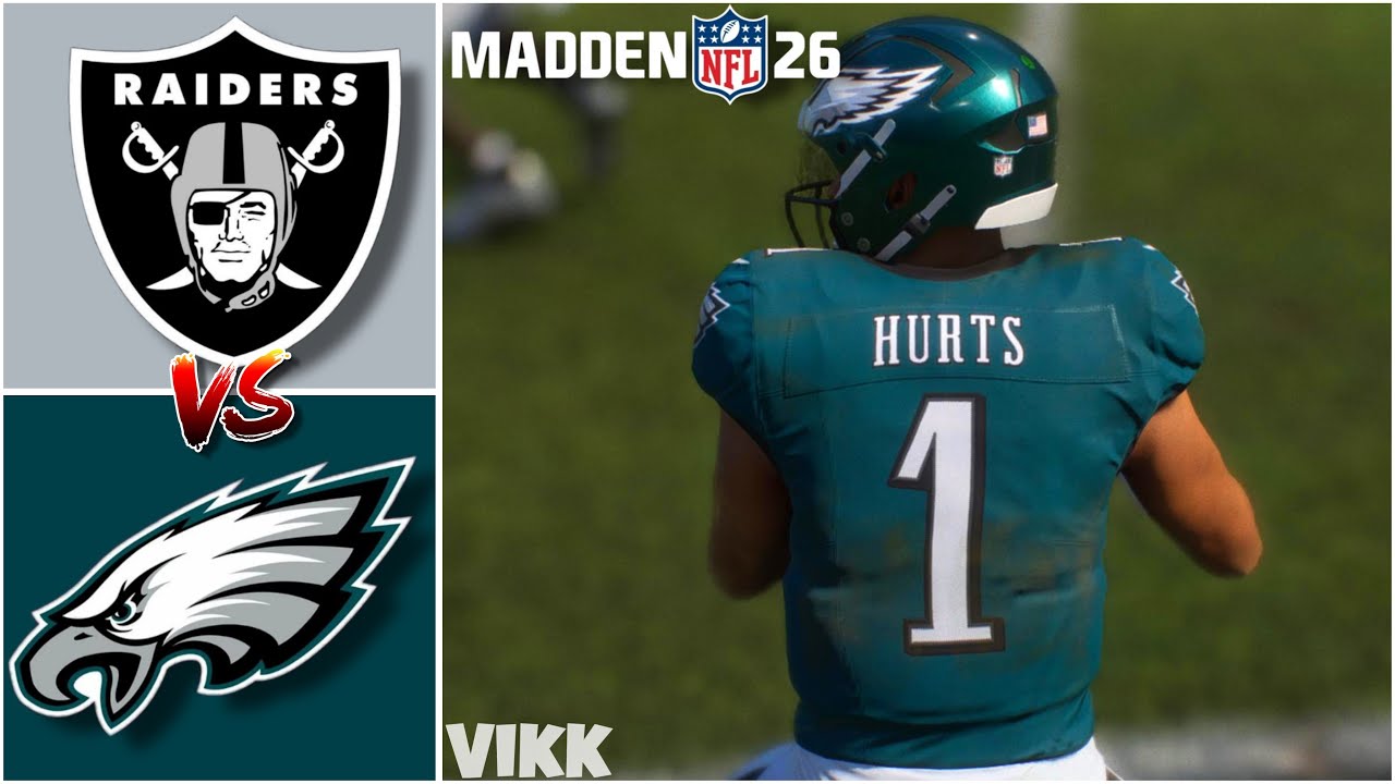 Raiders vs Eagles Week 15 Simulation (Madden 26) - YouTube
