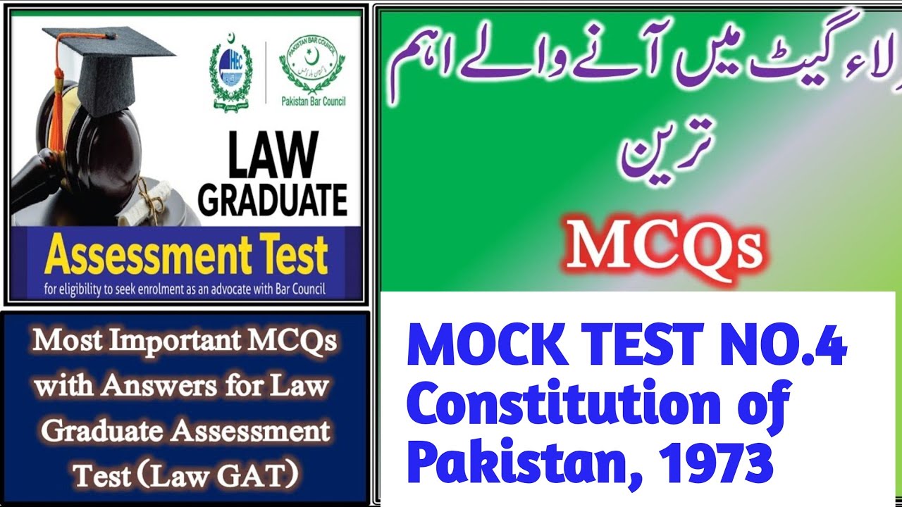 MOCK TEST FOR CONSTITUTION OF PAKISTAN, 1973 I Series of Mock Tests for ...