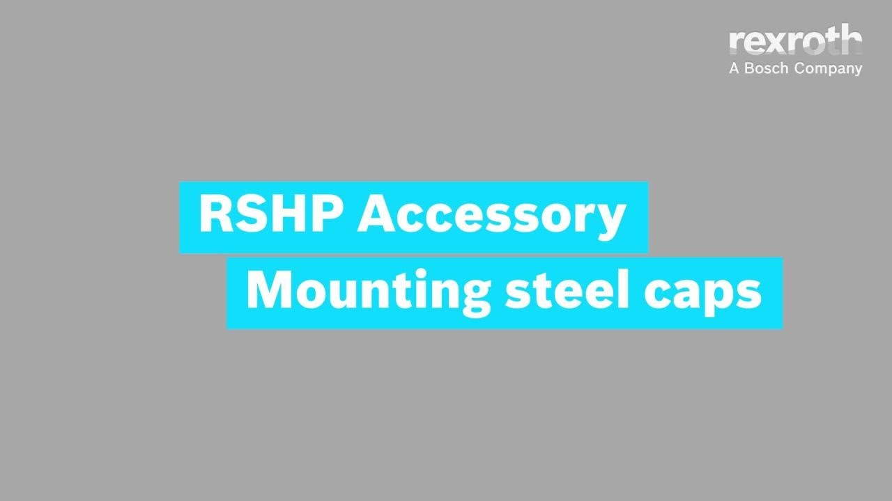 [EN] Bosch Rexroth: Linear Guides - Mounting steel caps (How-To) - YouTube