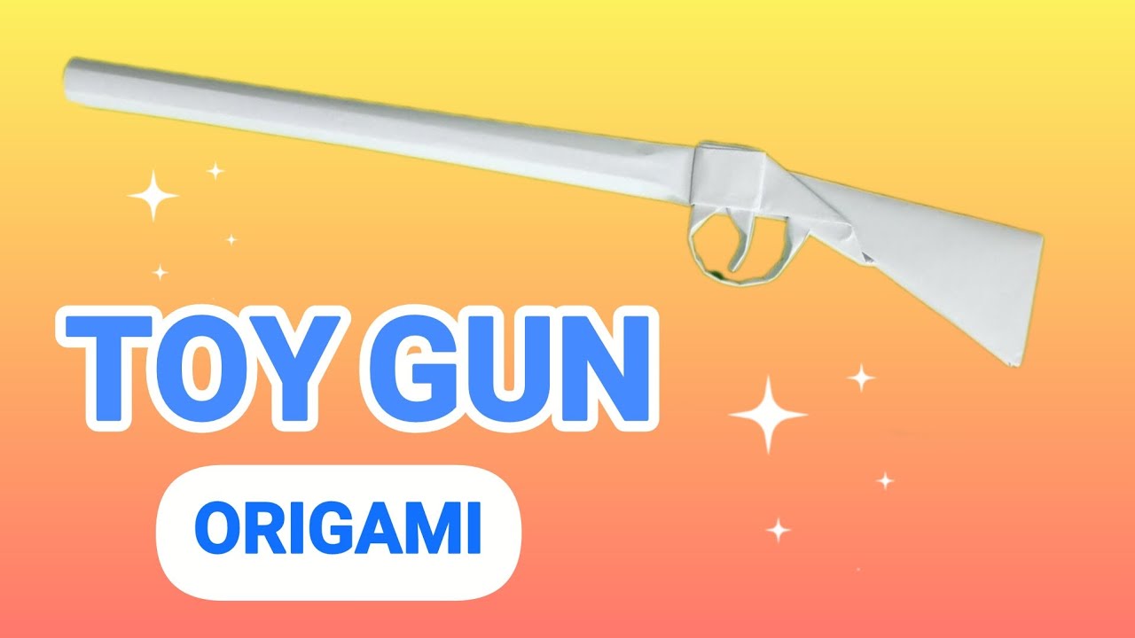 Origami Toy Weapon 🔫 | How to Make a Paper Toy Gun — No Glue - YouTube