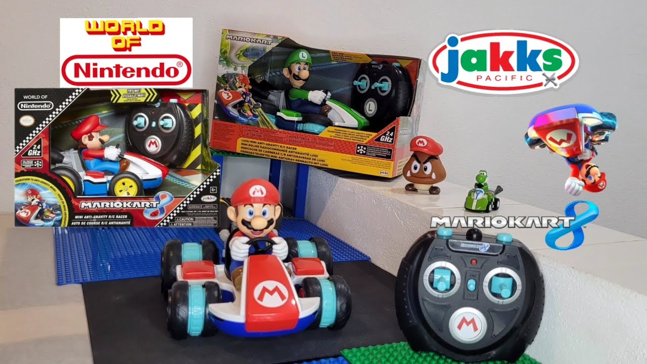 Unboxing Mario Kart 8 Anti-Gravity Race: World of Nintendo de Jakks ...