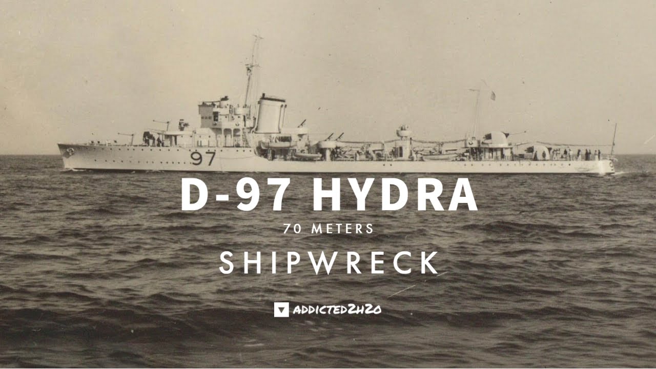 DESTROYER HYDRA WRECK 70M - YouTube