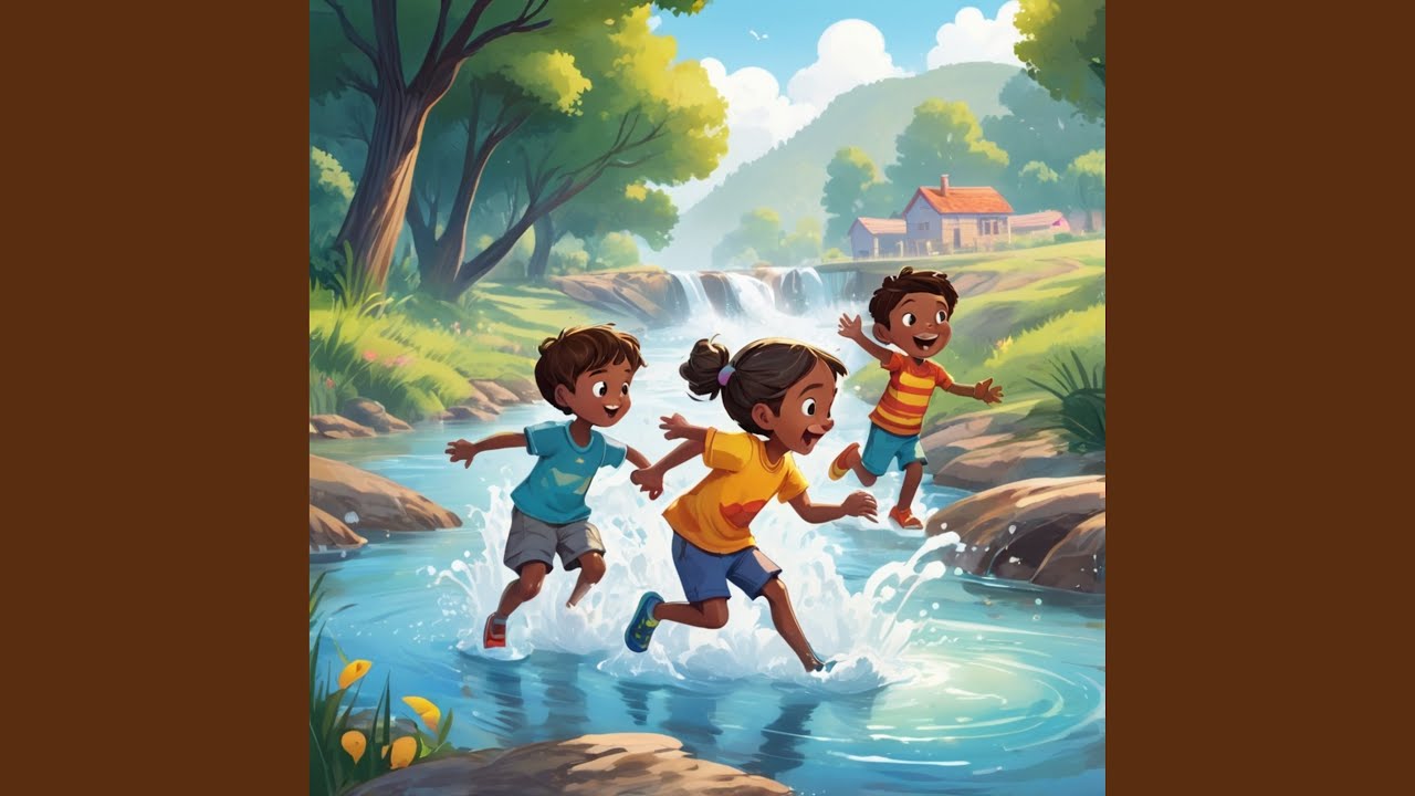 Kids Splish splash at the river - YouTube