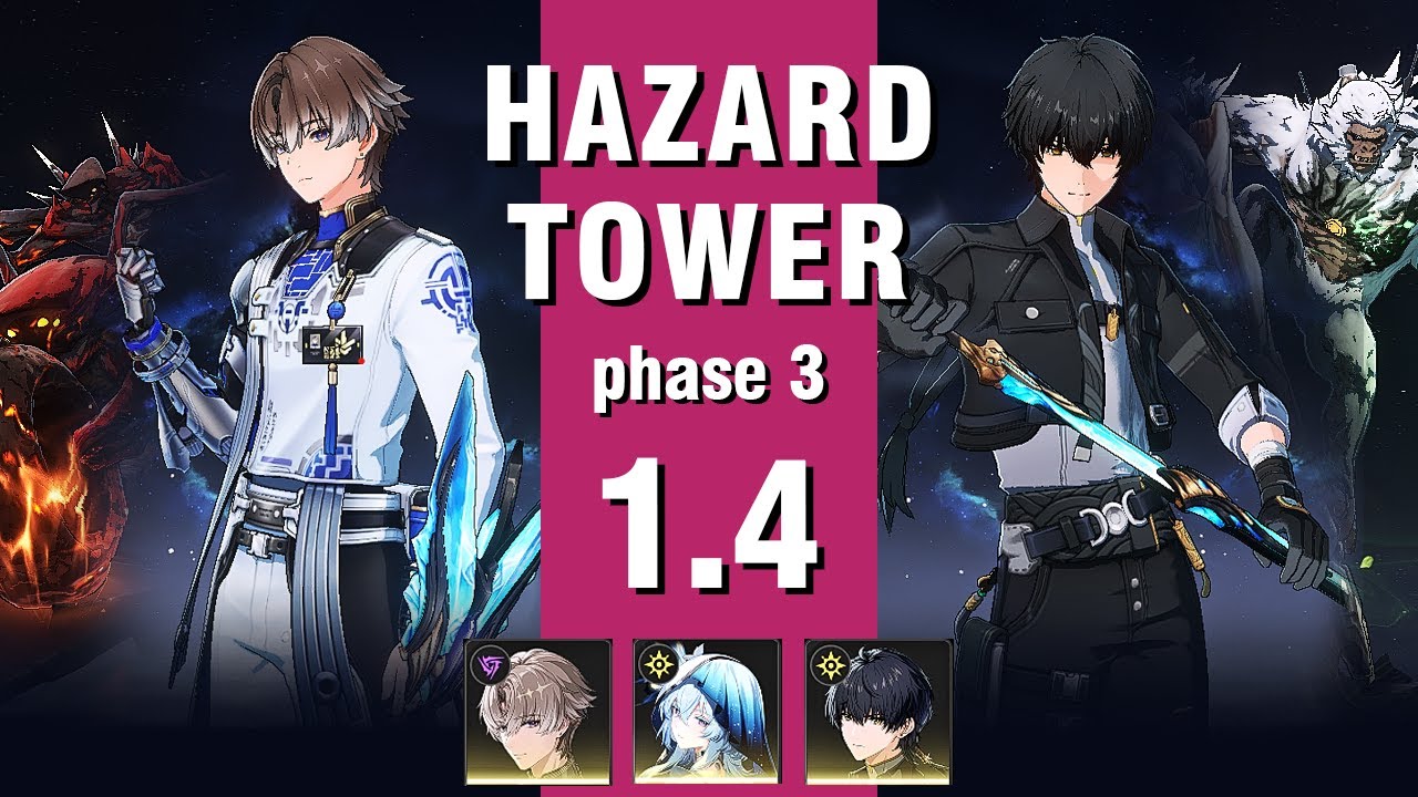 Wuthering Waves -Tower of Adversity 1.4 phase 3 (Hazard Tower) Xiangli ...
