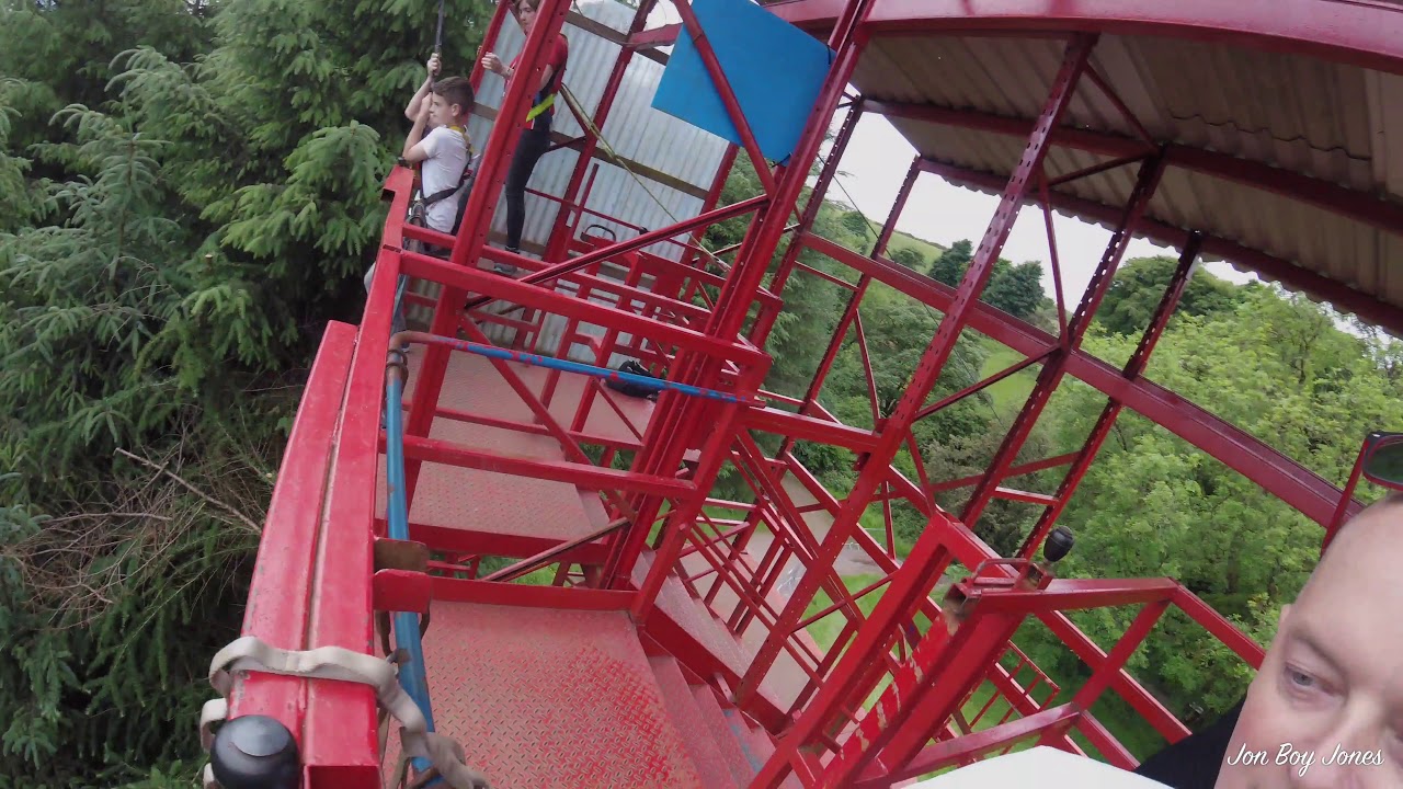 Who's afraid of heights? Todds Leap, Zip Line over the forest - GoPro ...