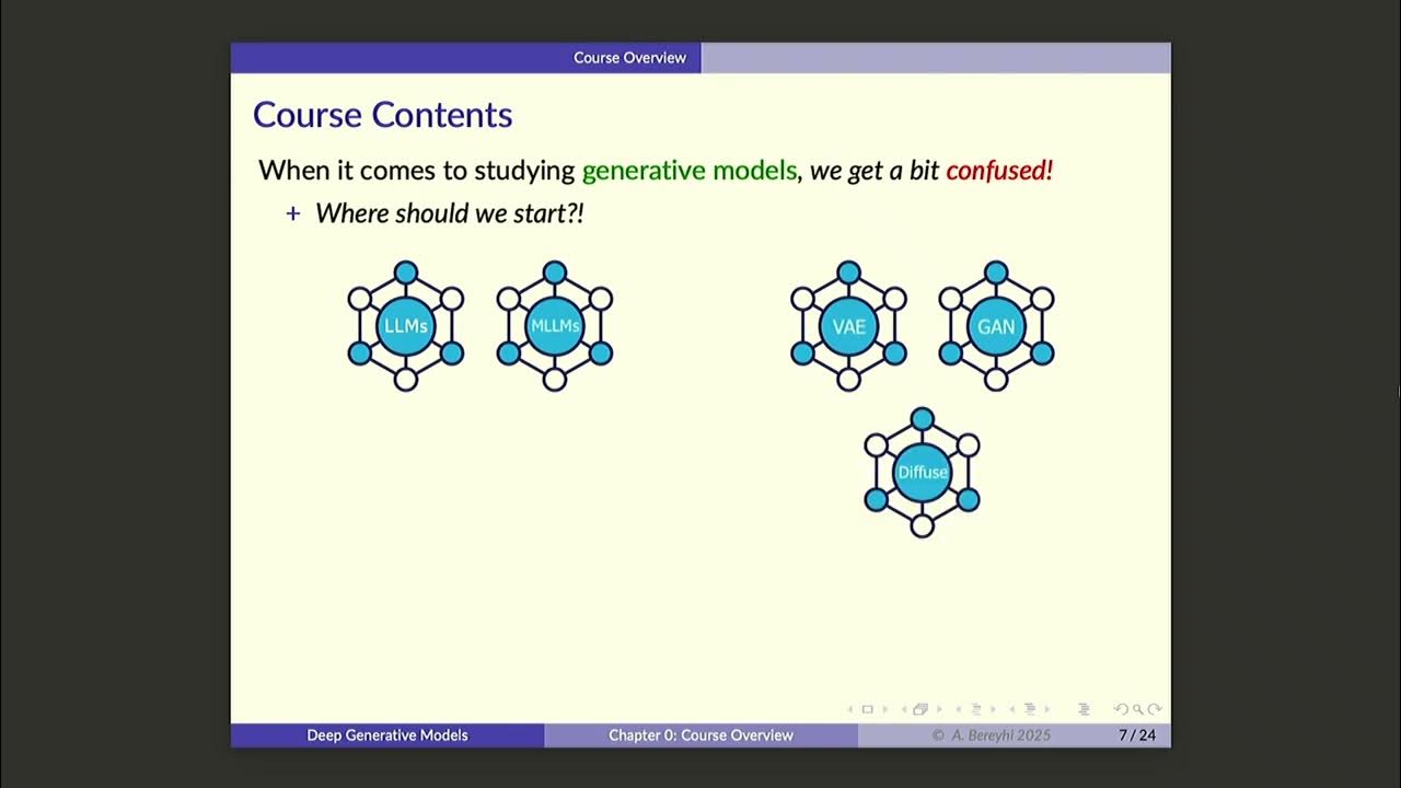 UofT GenAI Course -- Lecture 0: Course Overview and Logistics - YouTube