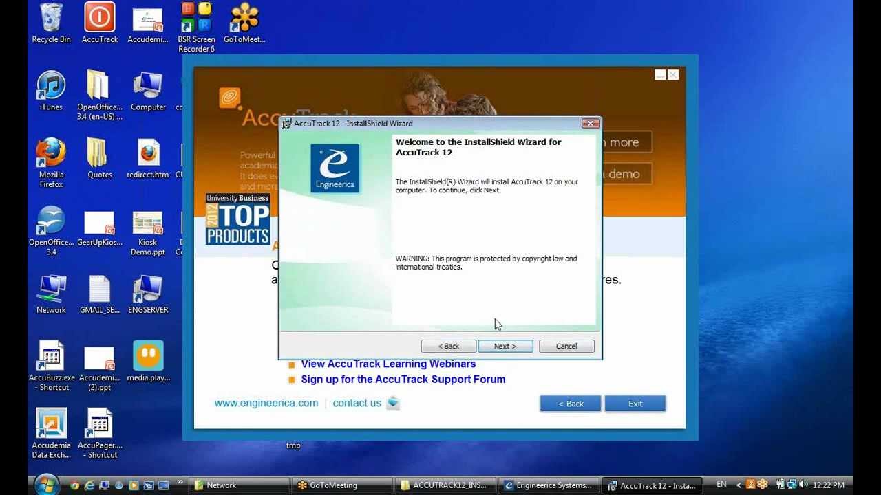 Installing AccuTrack 12 - YouTube