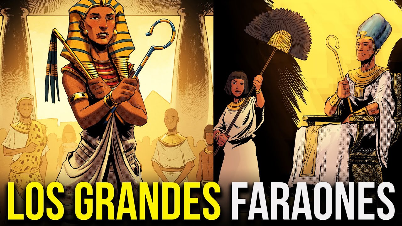 La Historia de 5 Faraones y Reinas INCREÍBLES del Antiguo Egipto - YouTube