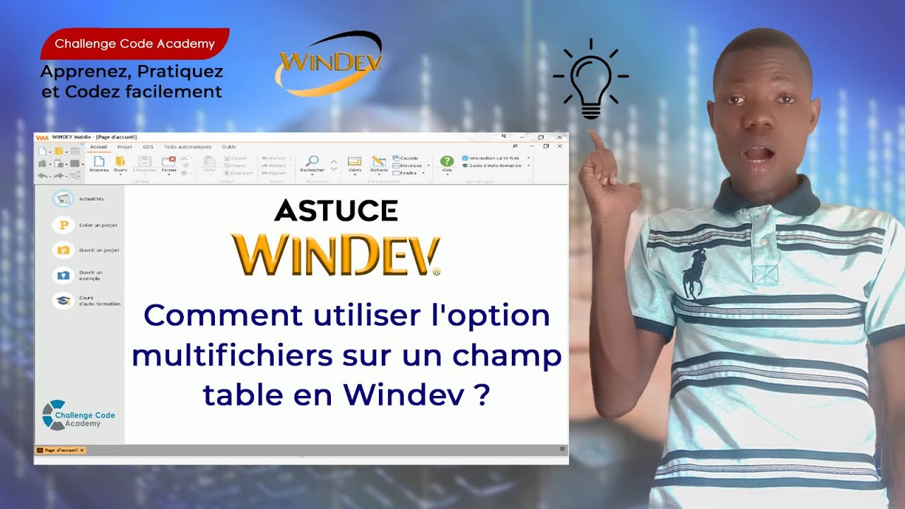 Option multi-fichiers sur une table | Astuce WINDEV - YouTube
