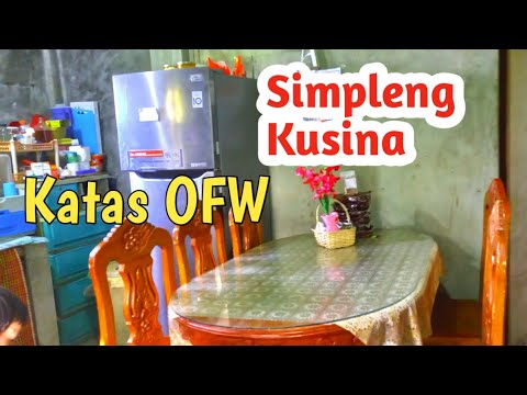 Simpleng kusina Katas OFW - YouTube