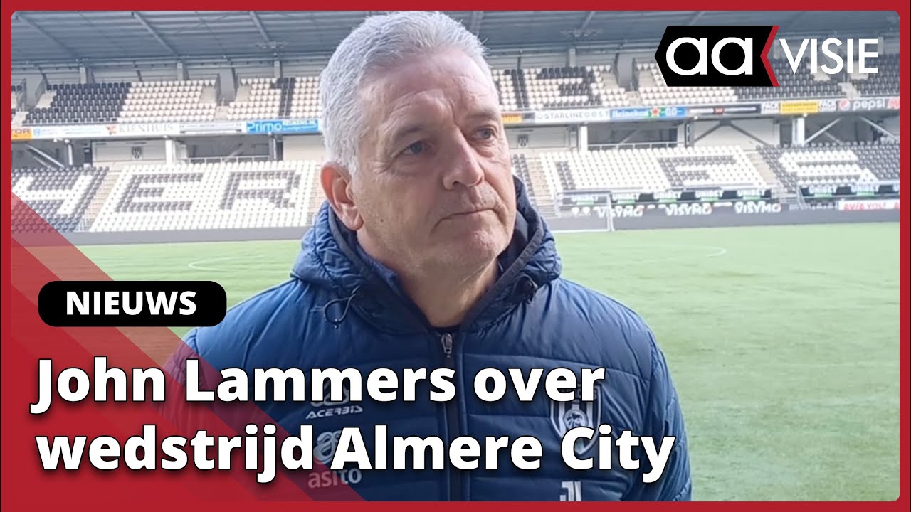 John Lammers over wedstrijd Almere City - YouTube