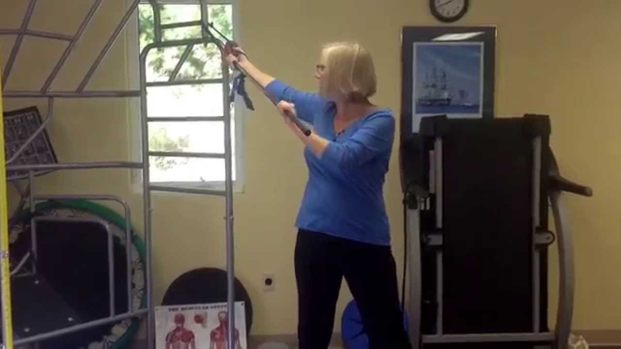 Create space in your shoulder joint (shoulder impingement) - YouTube