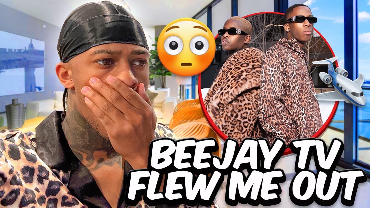 BEEJAY TV FLEW ME OUT AND THIS HAPPENED!! 😳 - YouTube
