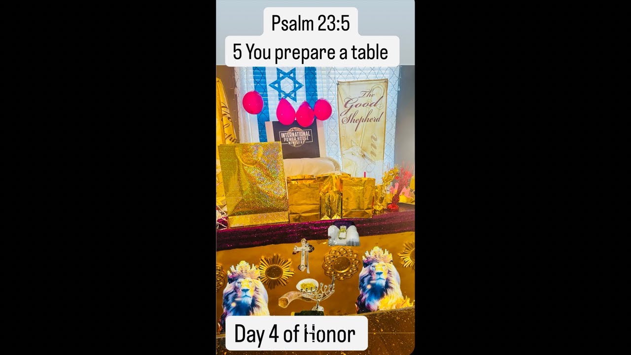 You Prepare a Table ! Day 4 of Honor 5785 IYAR 5/21/25 - YouTube
