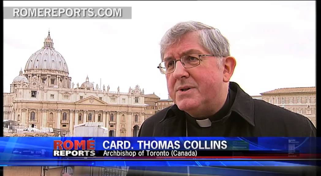 Cardinal Thomas Collins, leader of Canada's largest diocese - YouTube