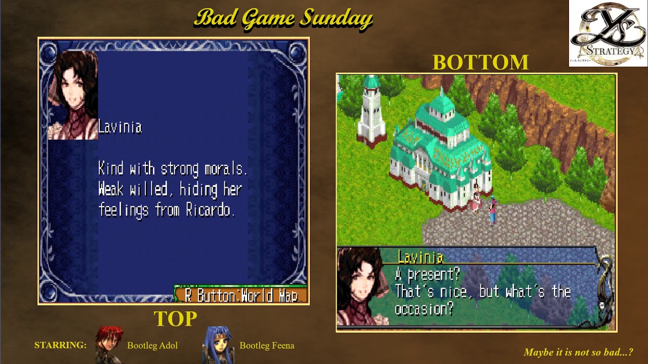 [9/8/19] Bad Game Sunday: Ys Strategy (Nintendo DS) Part 4 - YouTube
