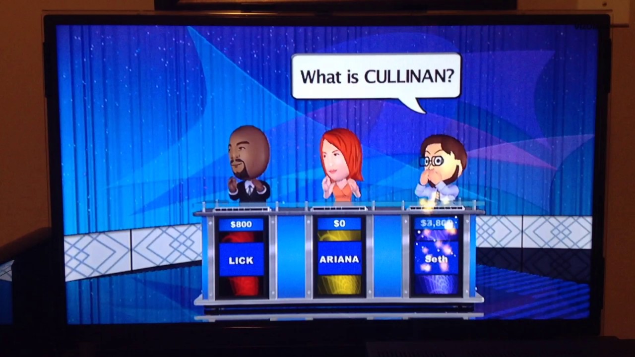 Seth Wilson Wii Jeopardy Pt. 1 - YouTube
