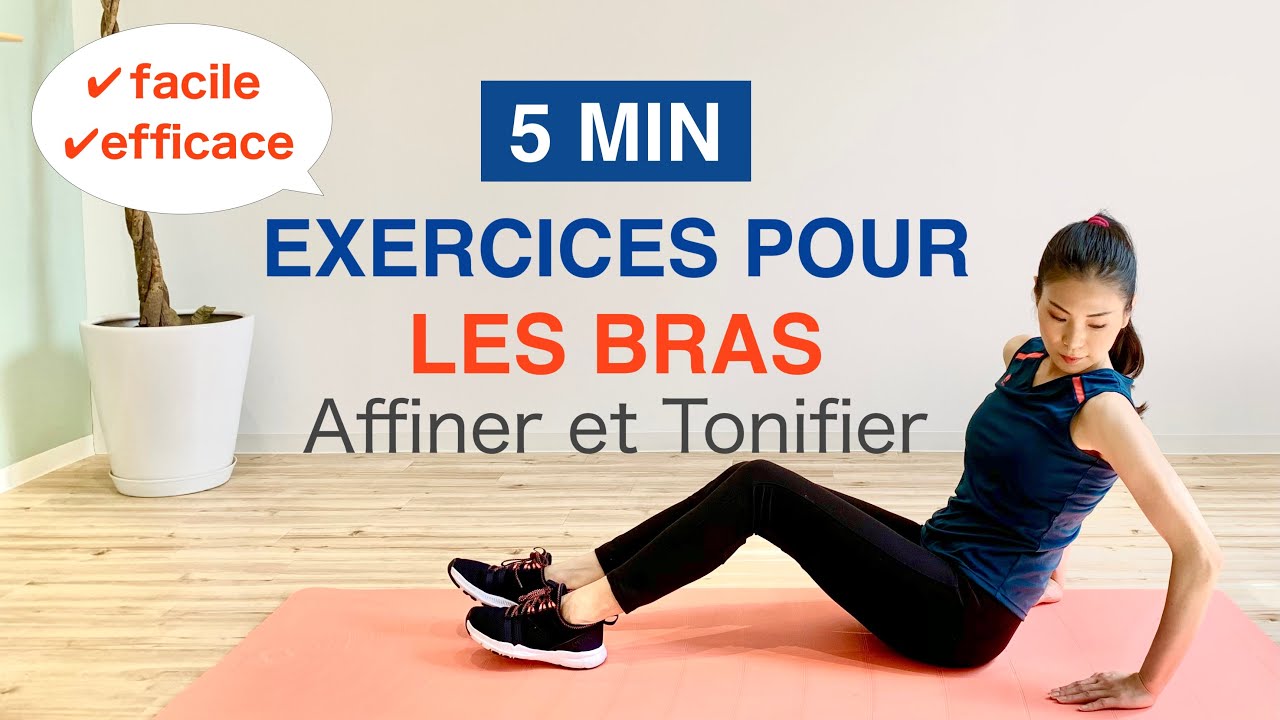 5 MIN EXERCICES LES BRAS-Affiner et tonifier les bras// 5 MIN ARM ...