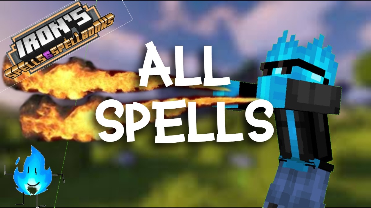 This Minecraft Mod Adds Over 90 UNIQUE SPELLS!//Iron's spells and ...