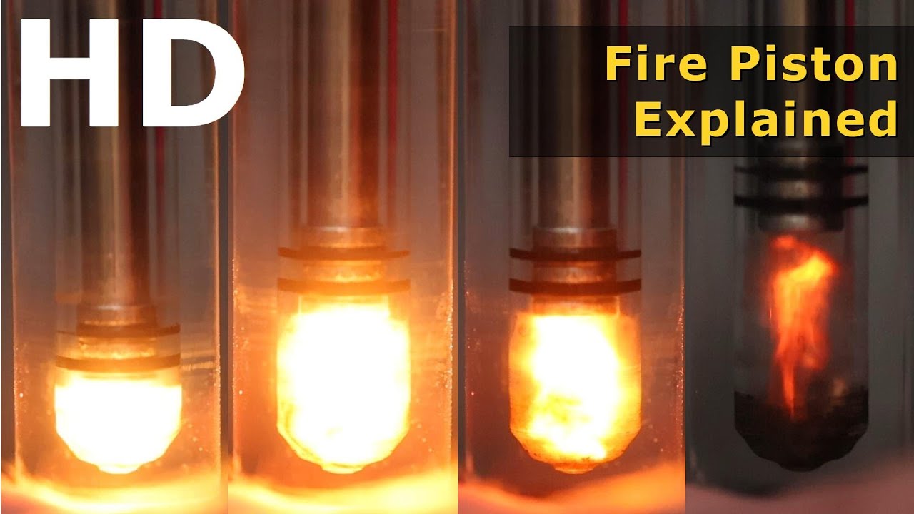 Fire Piston Explained | Educational Physics Experiment - YouTube