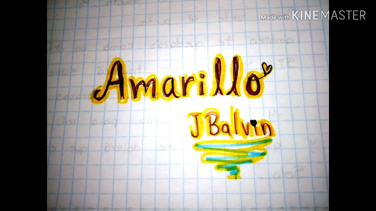 Amarillo«J Balvin»LeTra - YouTube
