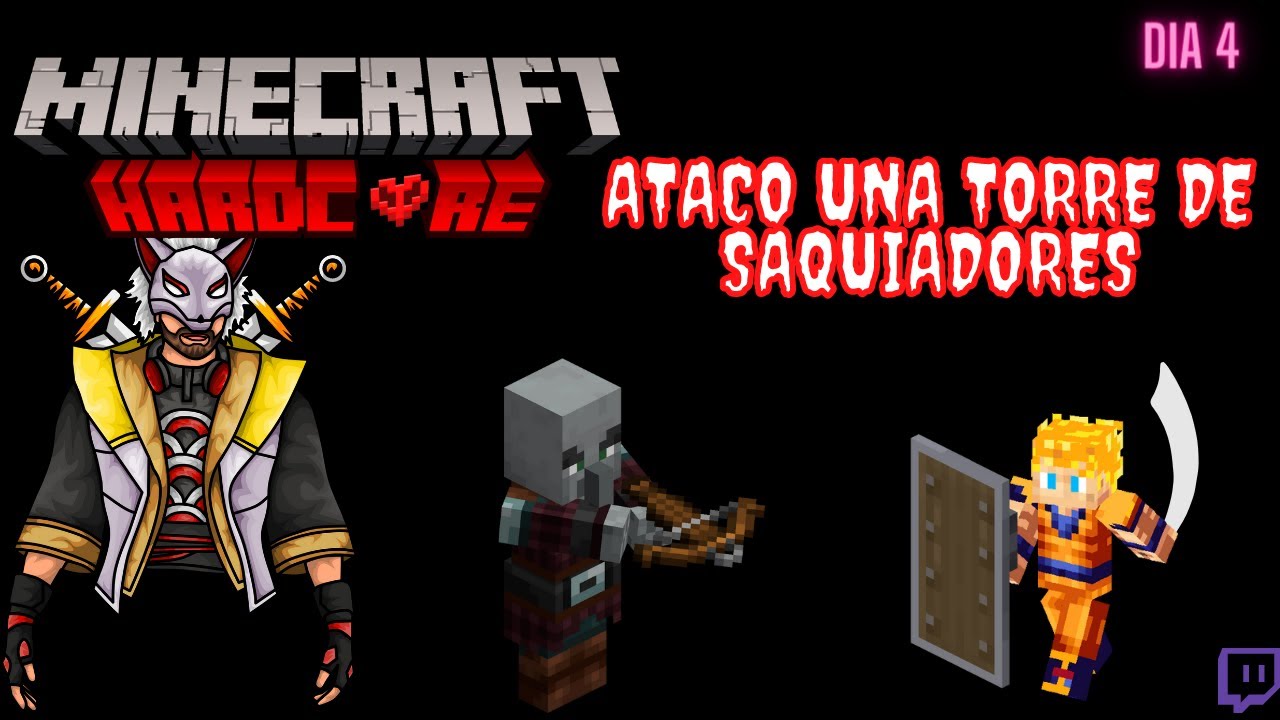 como atacar una torre de saqueadores minecraft - YouTube